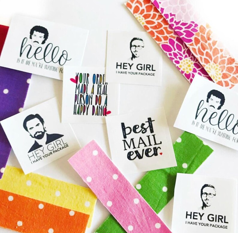 Hey Girl Small Shop Packaging Stickers Shipping Stickers - Etsy