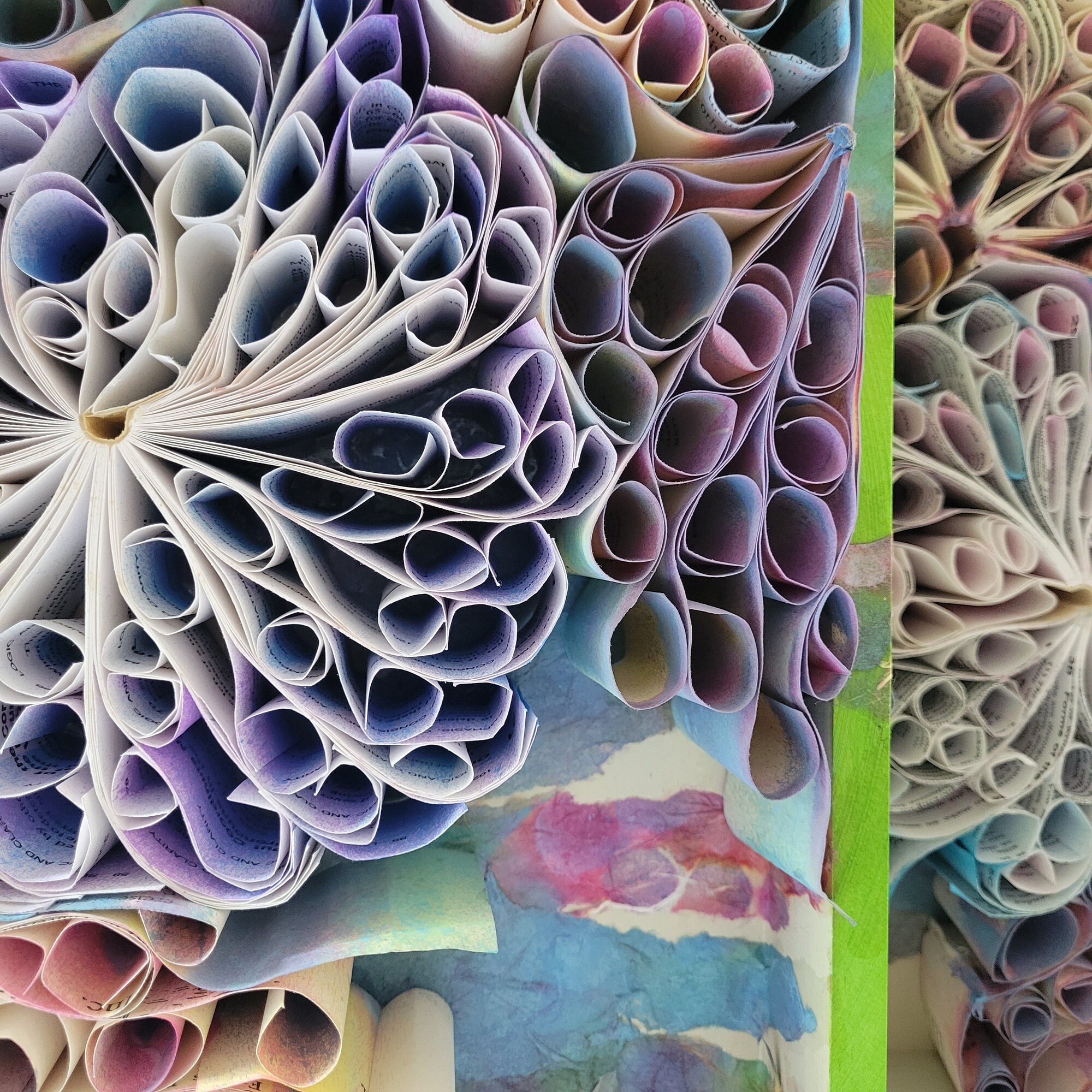 Altered Book Sculpture Watercolor Gardens - Etsy