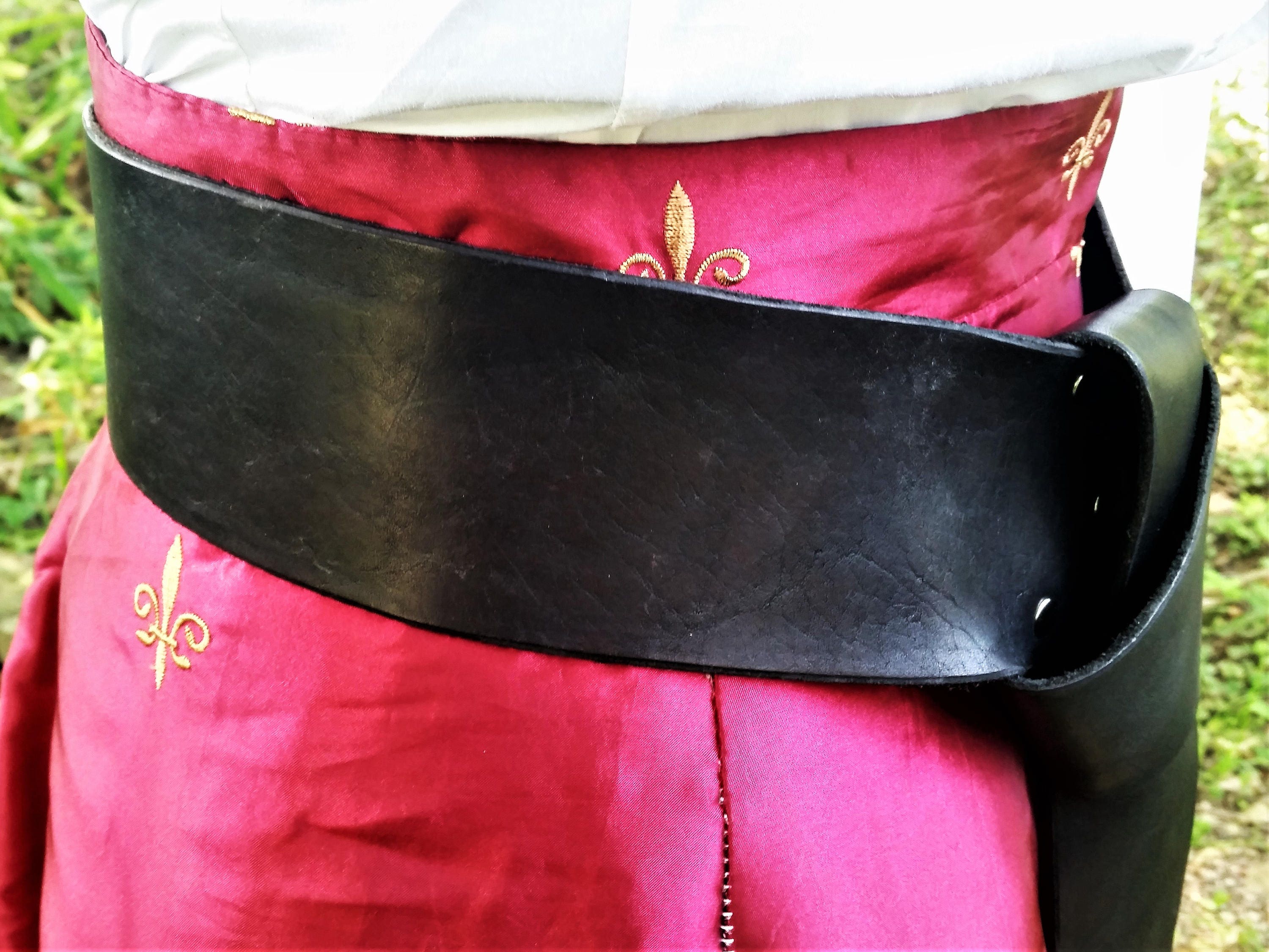 Extra Wide O-Ring belt — Sweet Pea Leather