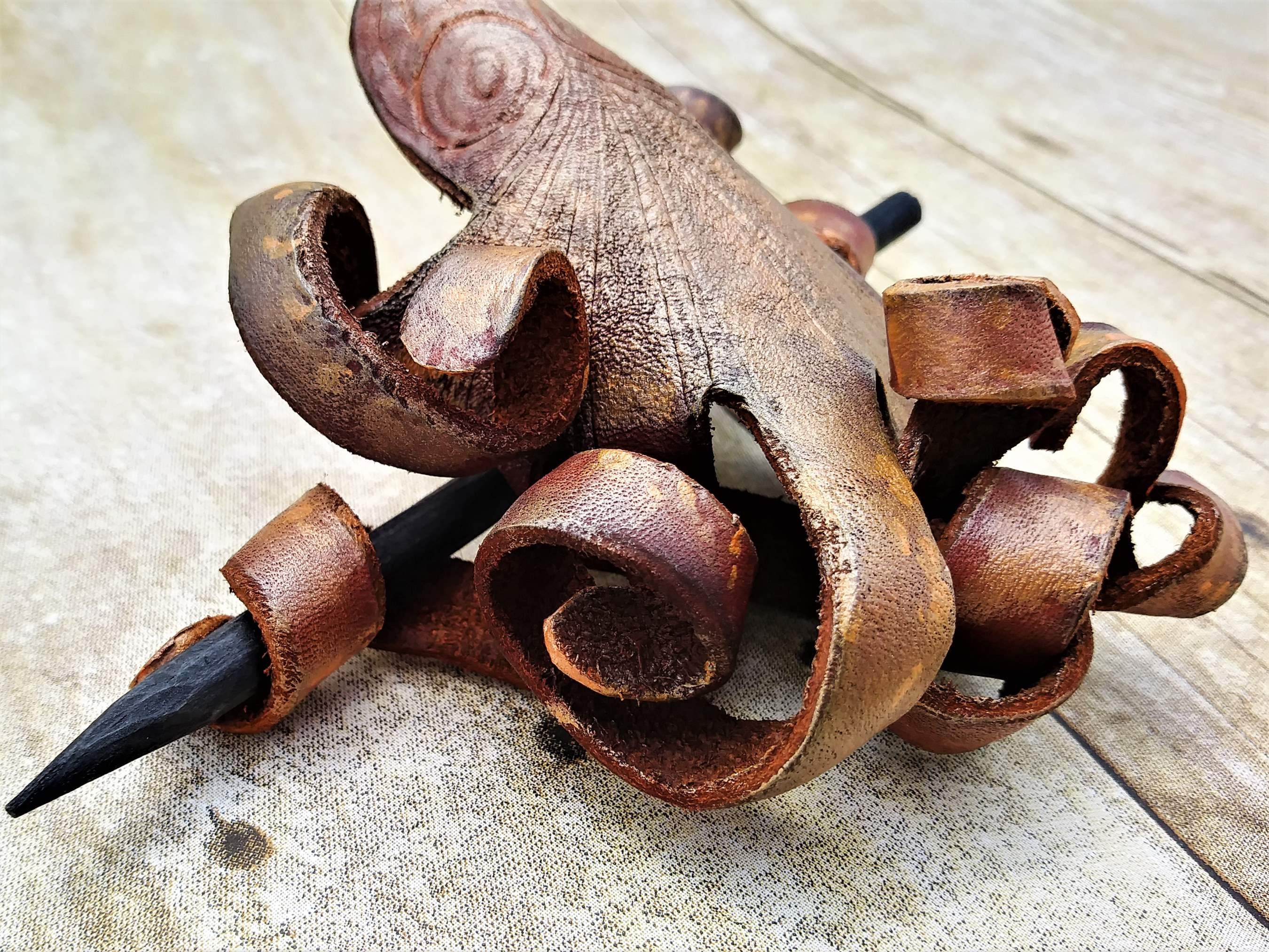 Octopus Stick Barrette — Sweet Pea Leather