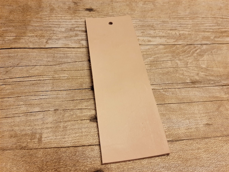 Leather Bookmark Blank Do It Yourself Leathercraft Kit - Etsy
