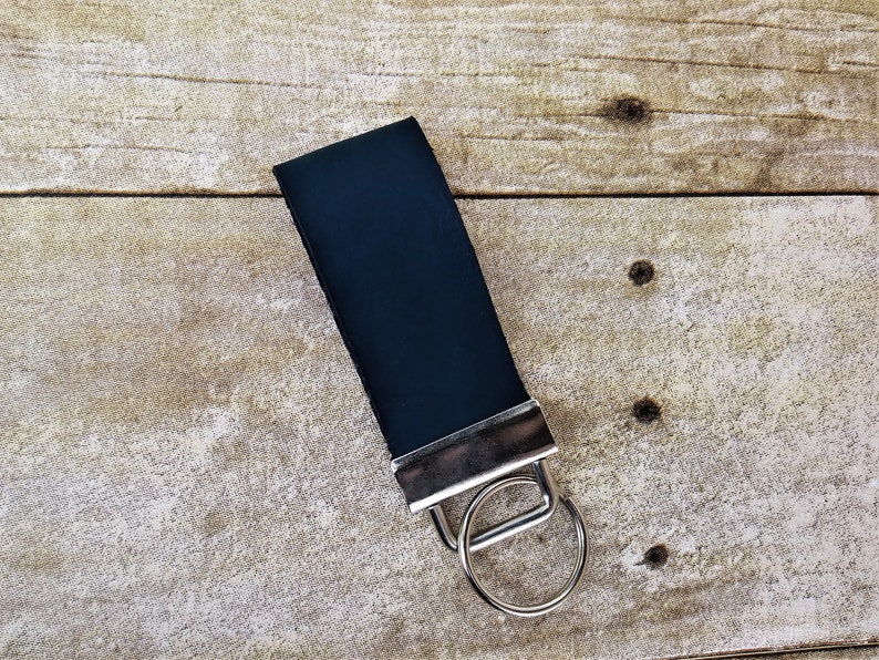 Custom Leather Keychain – Personalized Key Fob, Men's & Women's ...