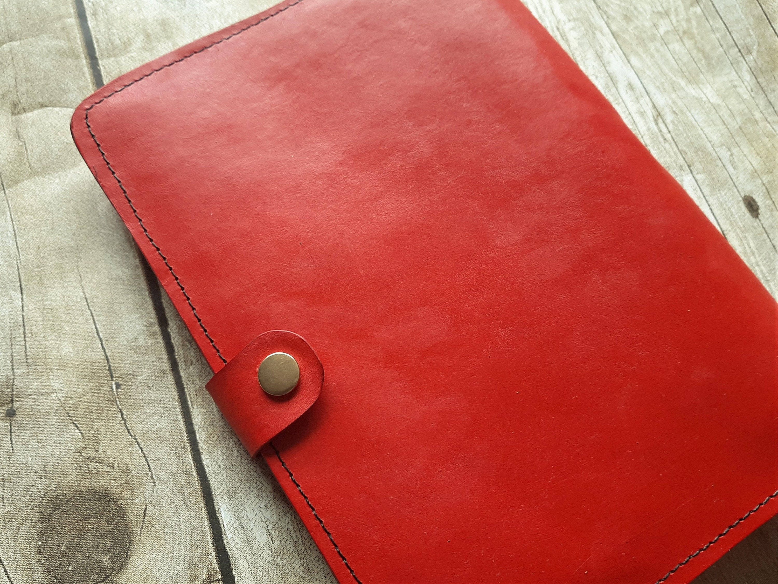 Refillable Notebook Cover — Sweet Pea Leather