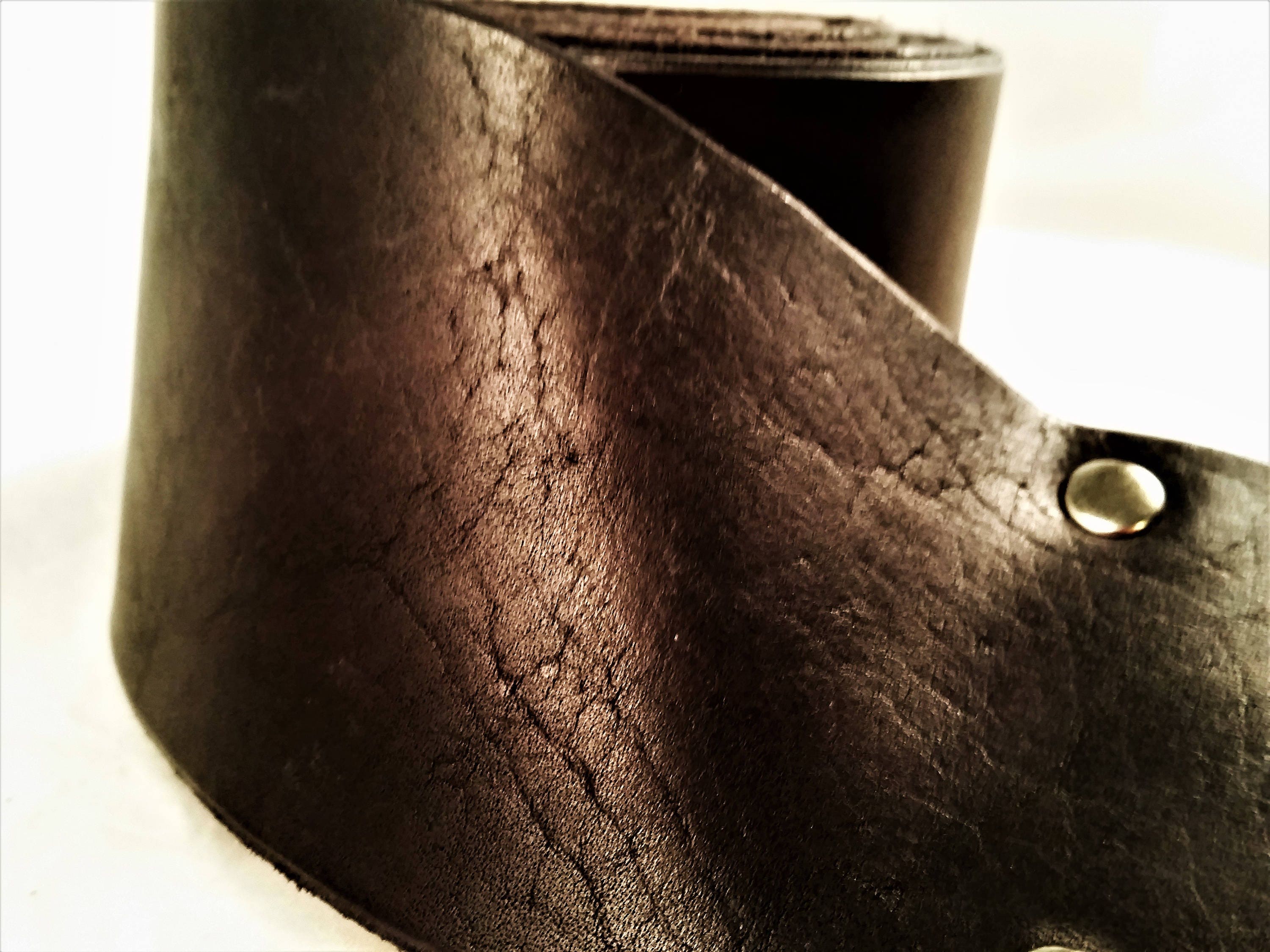 Extra Wide O-Ring belt — Sweet Pea Leather