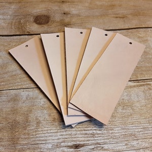 Leather Bookmark Blank - Do It Yourself - Leathercraft Kit - Book Lover ...