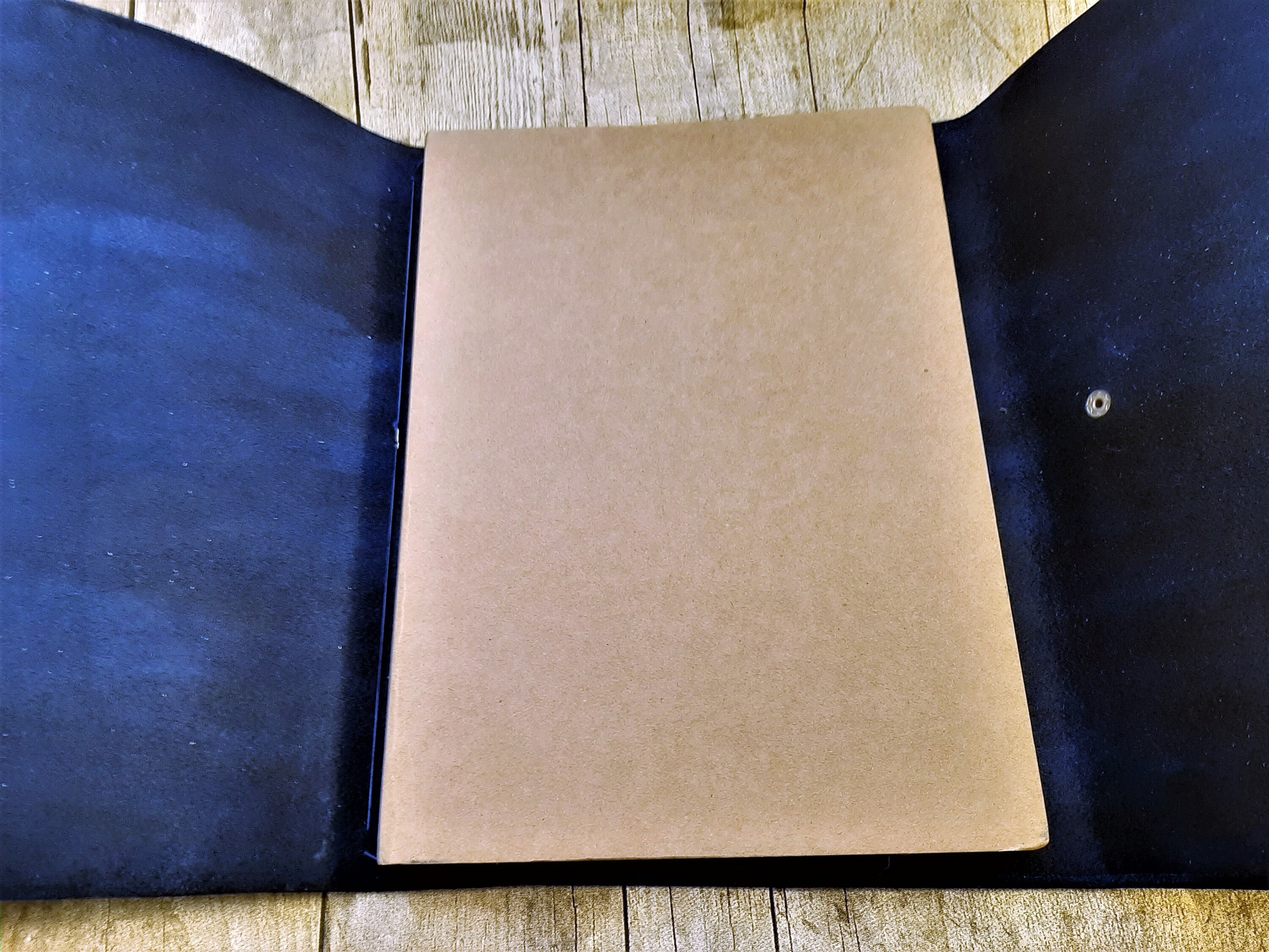 Refillable Notebook Cover — Sweet Pea Leather