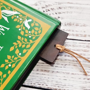 Frankly My Dear Bookmark - Leather Book Marker - Custom Gift for Book ...