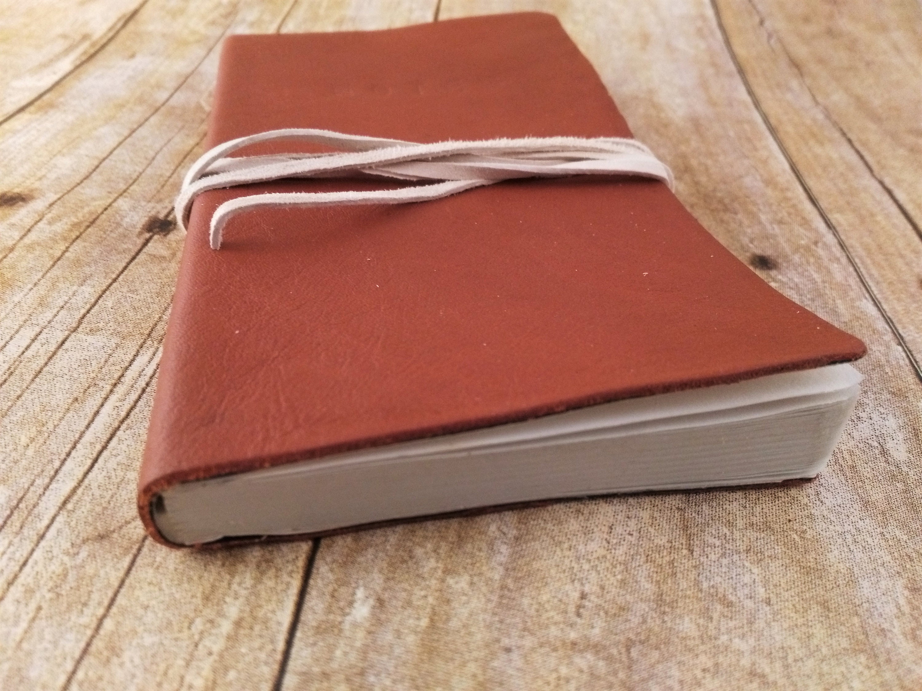 Refillable Notebook Cover — Sweet Pea Leather