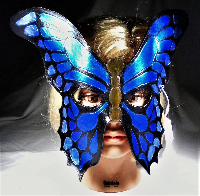 Butterfly Mask Pattern - PDF Pattern - Leather Mask Template - DIY ...