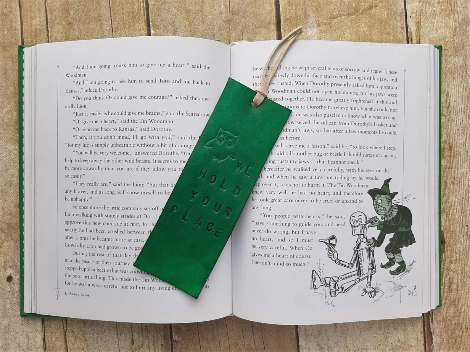 Leather Owl Bookmark – Punny Book Lover Gift - Etsy