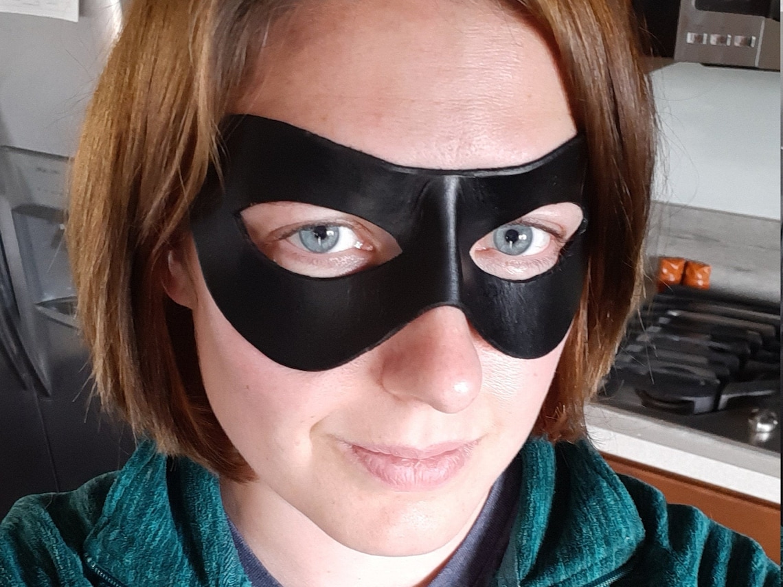 Basic Leather Mask Superhero Mask Masquerade Party | Etsy