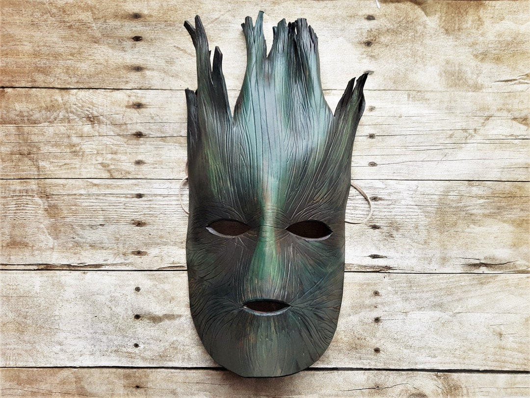 Leather Mask - Masquerade Mask Men - Steampunk Mask - Tree Mask ...