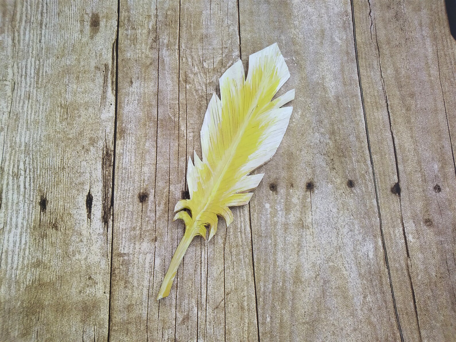 Hand Painted Leather Feather Bookmark – Bookish Gift - Etsy