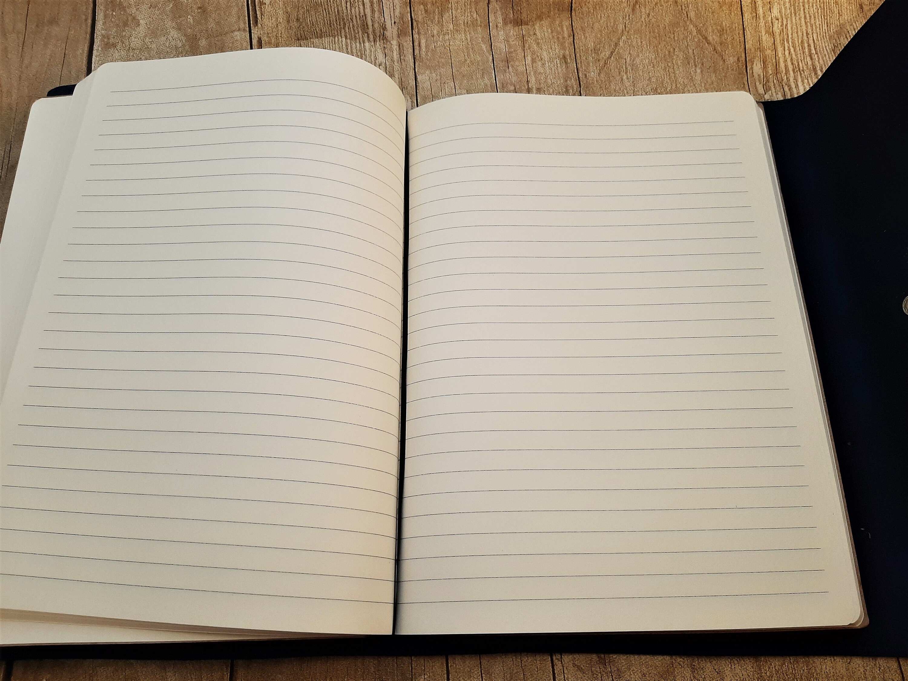 Refillable Notebook Cover — Sweet Pea Leather