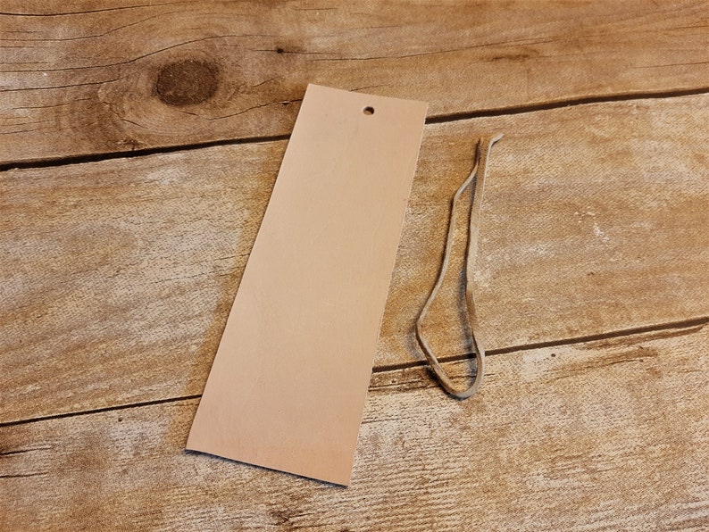 Leather Bookmark Blank Do It Yourself Leathercraft Kit - Etsy