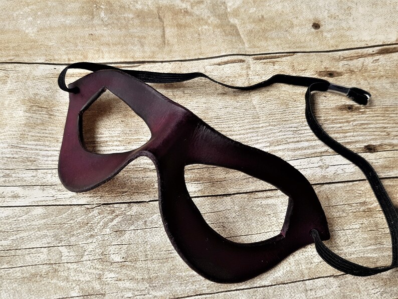 Basic Leather Mask Superhero Mask Masquerade Party - Etsy