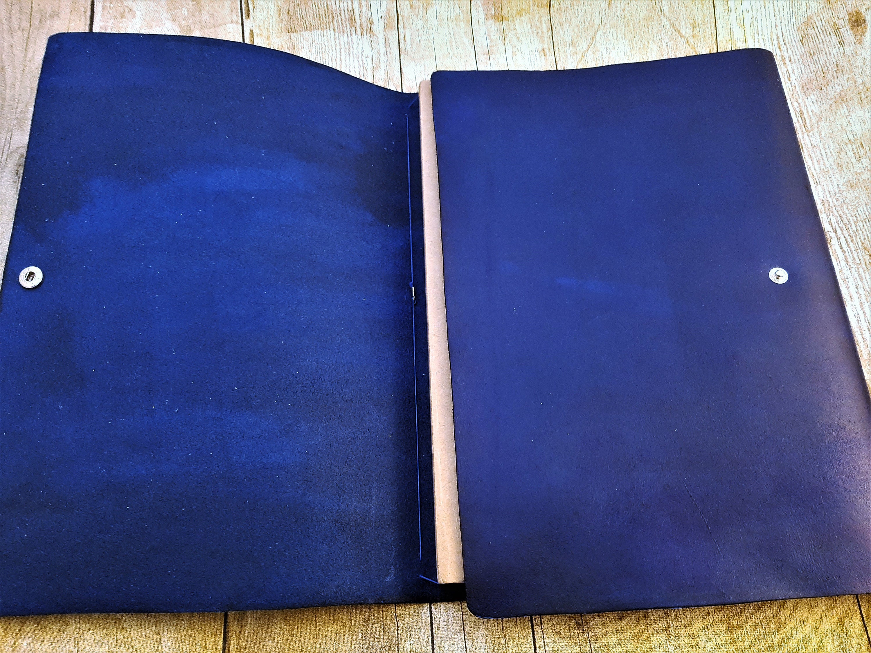 Refillable Notebook Cover — Sweet Pea Leather