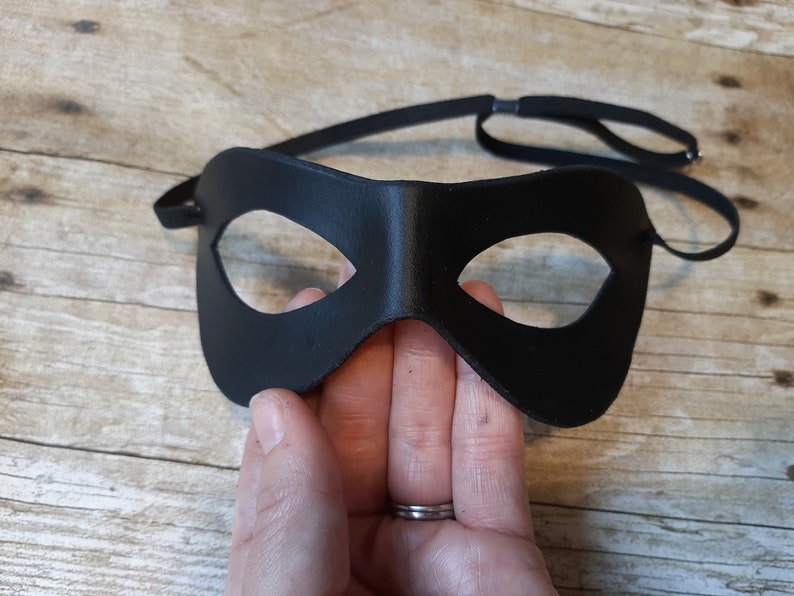Basic Leather Mask Superhero Mask Masquerade Party - Etsy