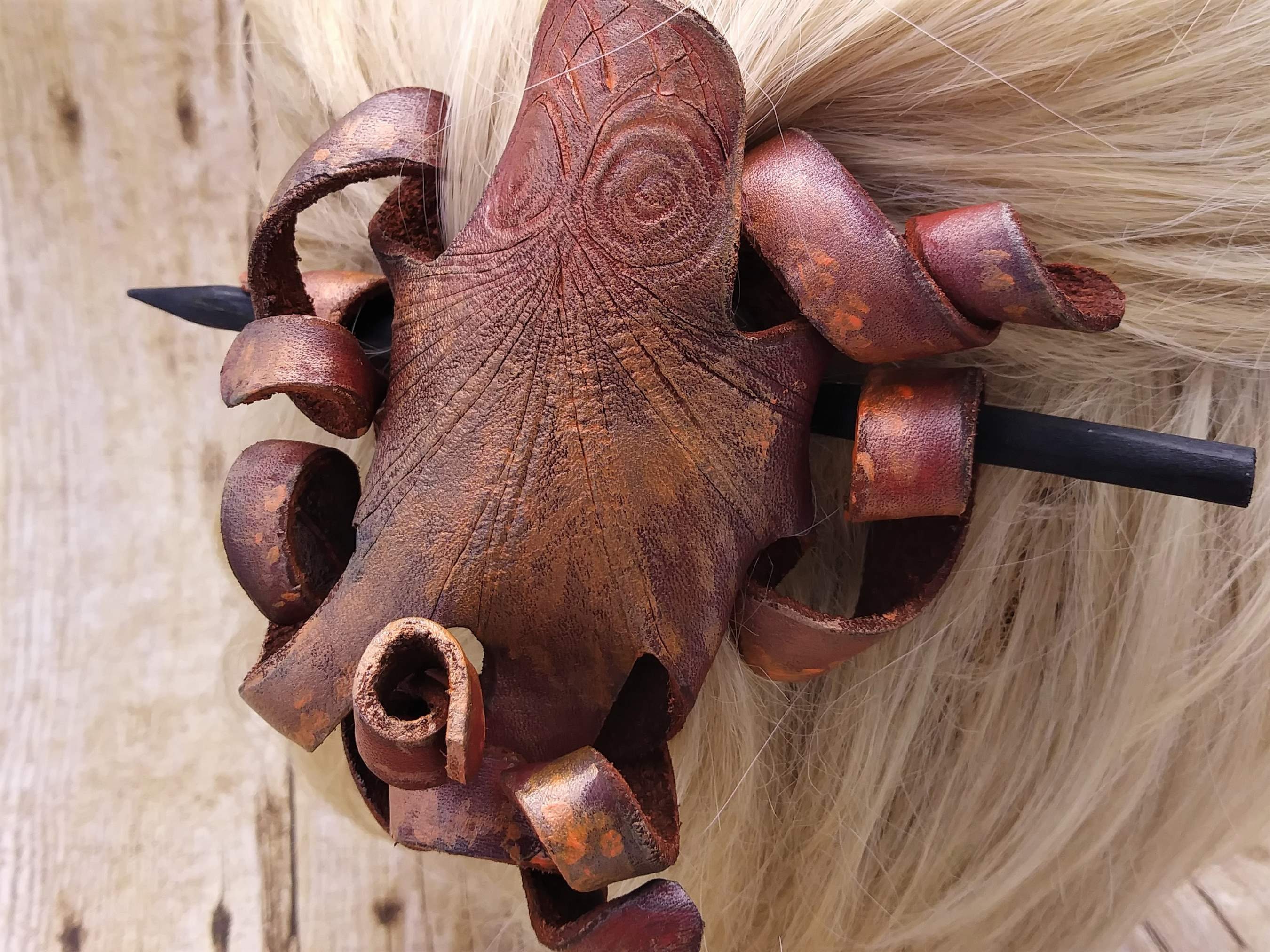 Octopus Stick Barrette — Sweet Pea Leather