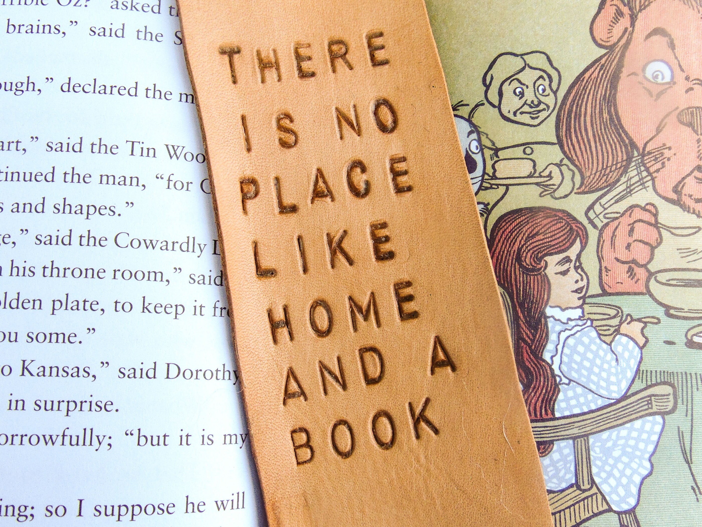 Personalized Leather Bookmark Genuine Leather Gift Custom | Etsy