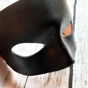 Dread Pirate Mask - Handmade Leather Mask - Pirate Costume Accessory ...