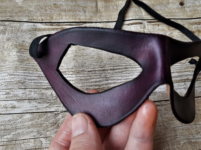 Basic Leather Mask Superhero Mask Masquerade Party - Etsy