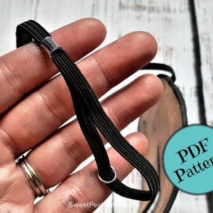 PDF Pattern - Leather Mask Template - Dread Pirate Cosplay Costume ...