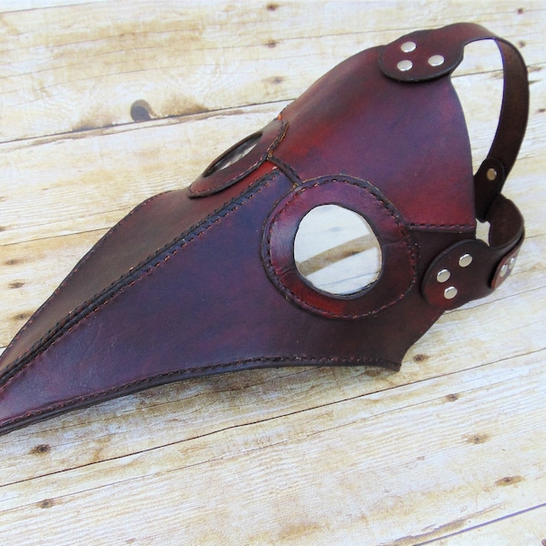 Leather Medieval Face Mask - Etsy