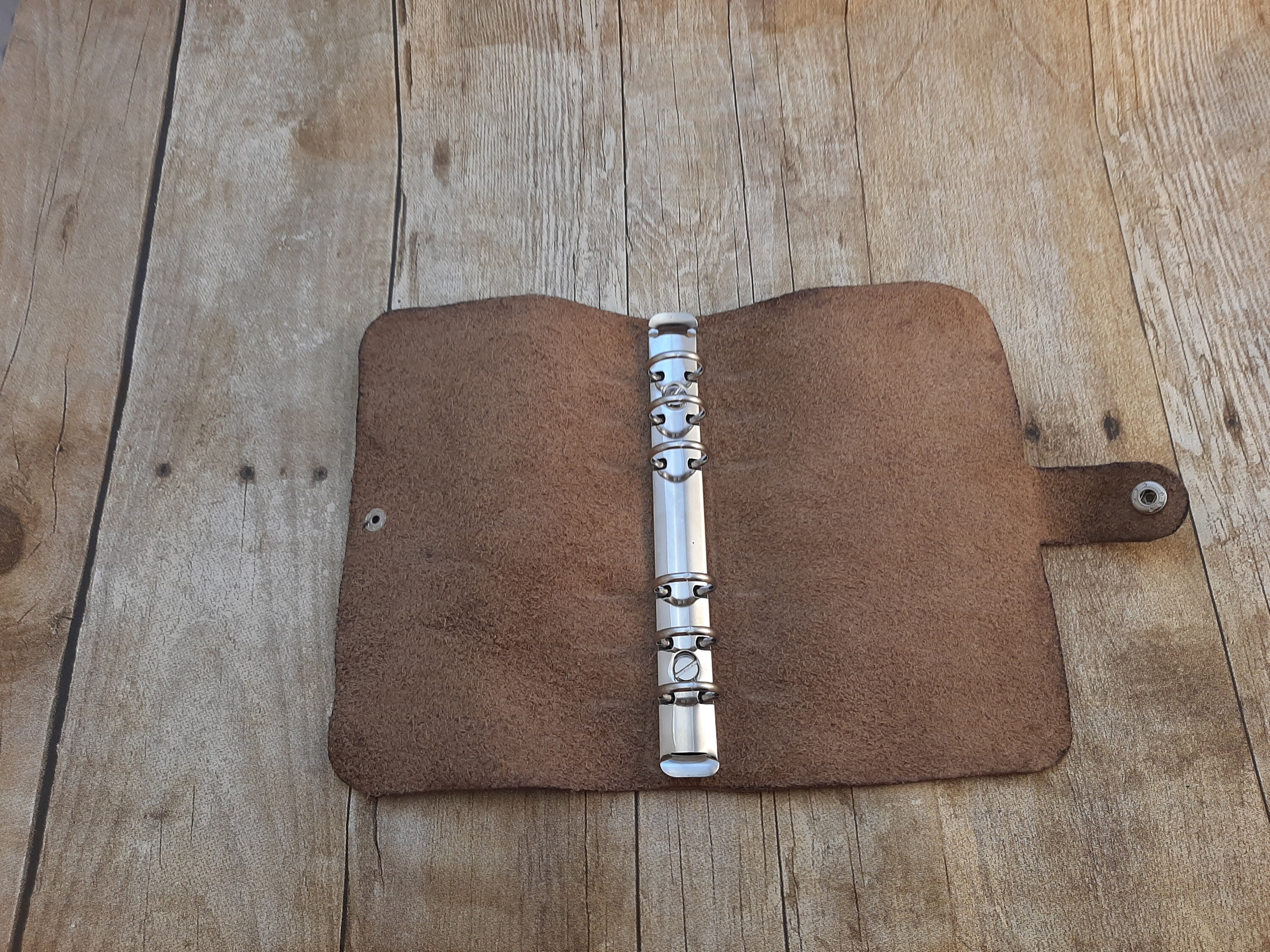 Refillable Notebook Cover — Sweet Pea Leather