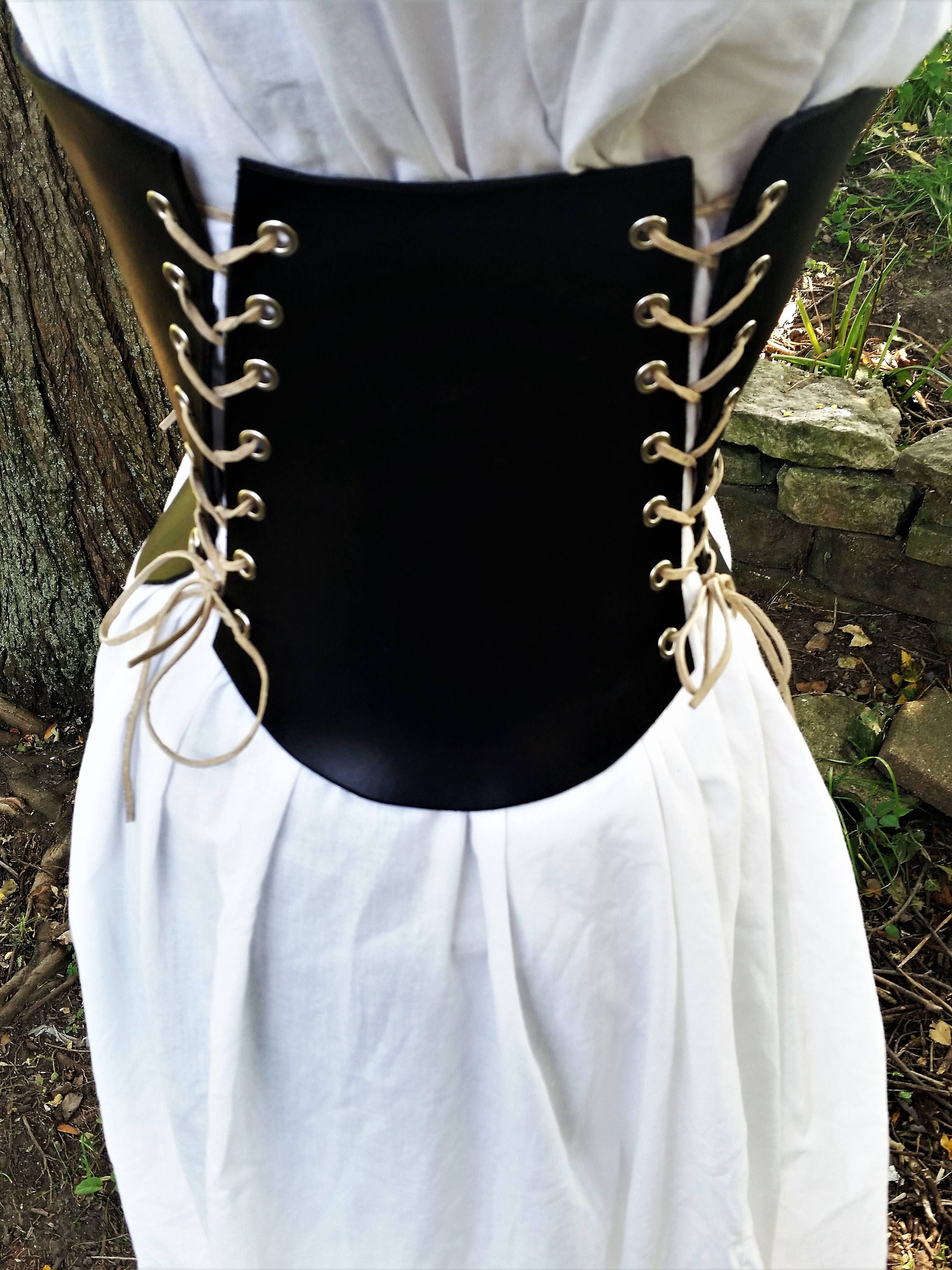 Custom Sized Four Panel Corset — Sweet Pea Leather