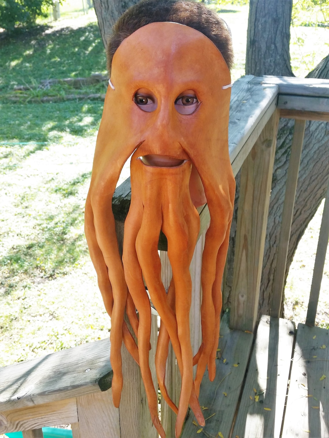 Handmade Leather Octopus Mask – Creepy, Cosplay, Halloween - Etsy