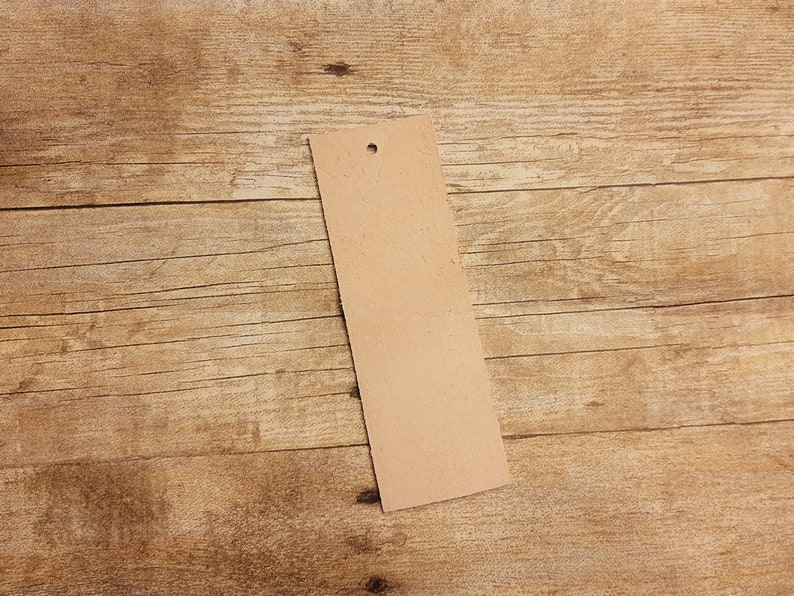 Leather Bookmark Blank Do It Yourself Leathercraft Kit - Etsy
