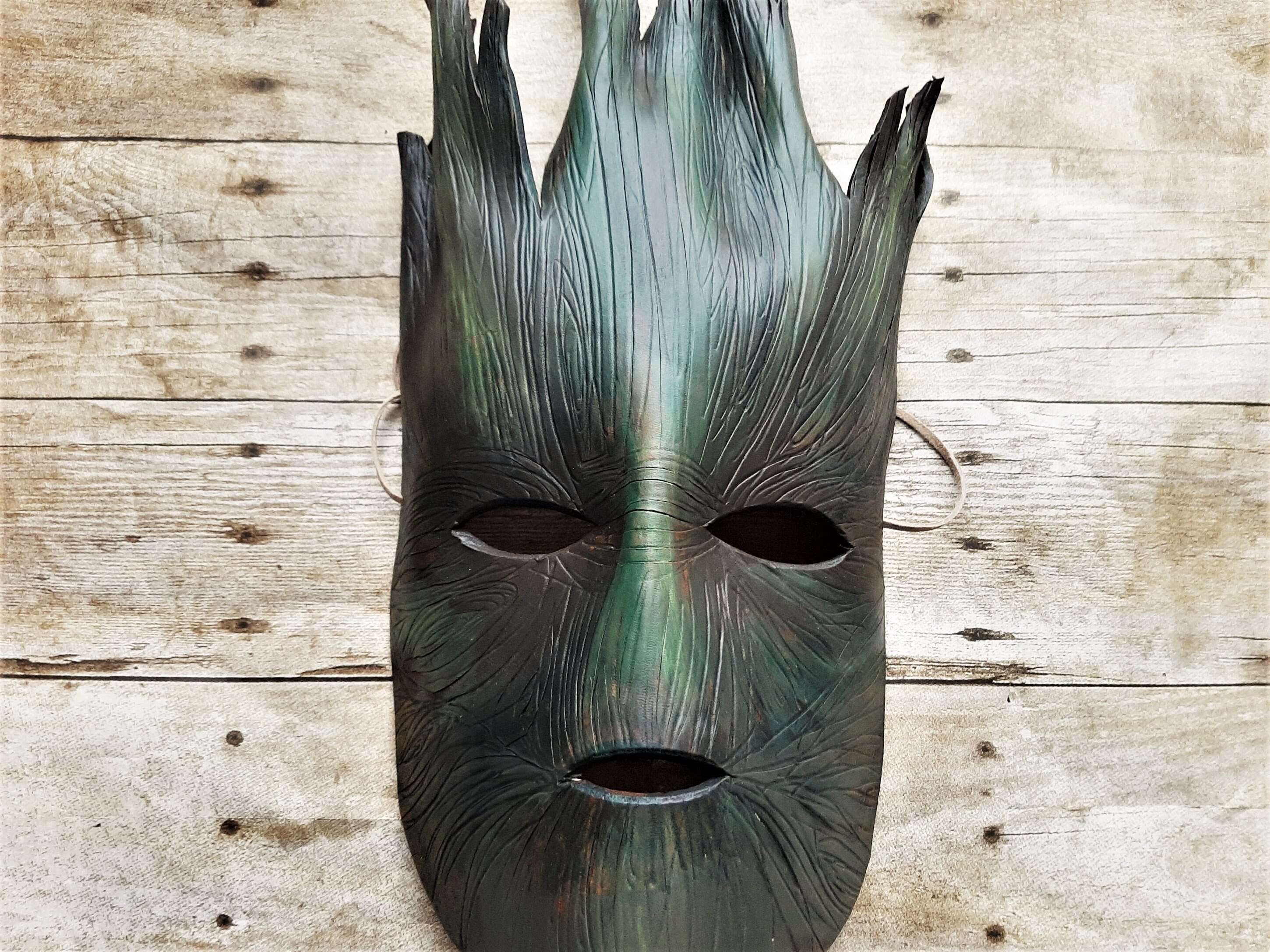 Tree Man Mask — Sweet Pea Leather