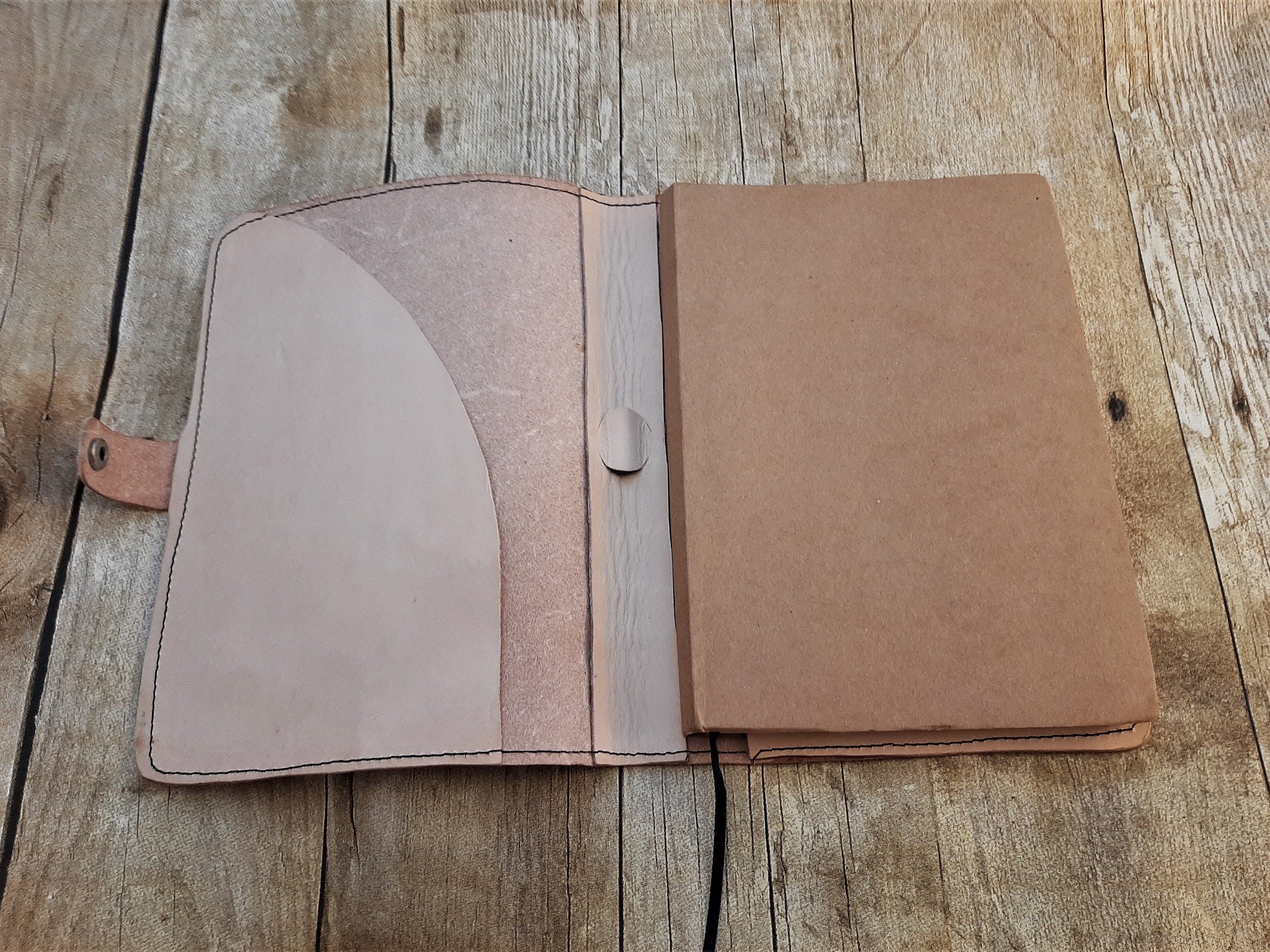 Refillable Notebook Cover — Sweet Pea Leather