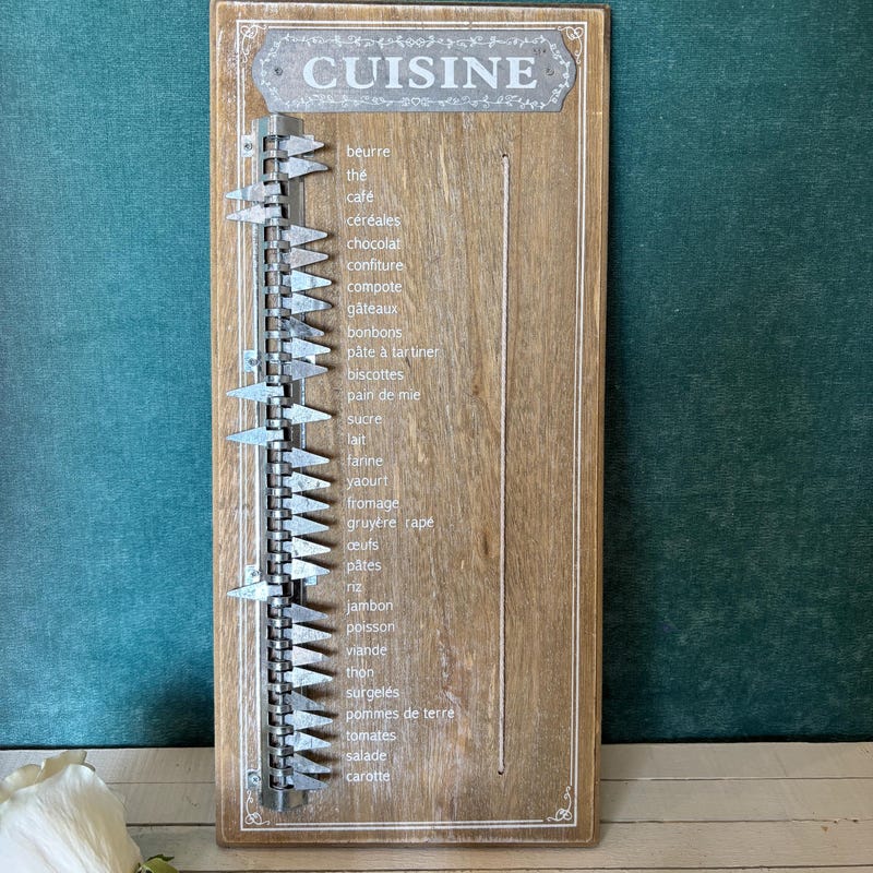 French Memo Board - Etsy