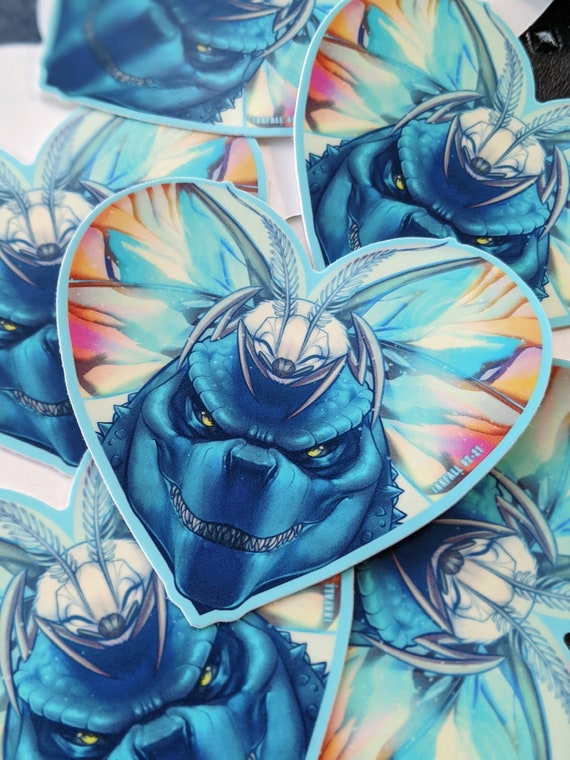Kaiju Love Sticker | Etsy