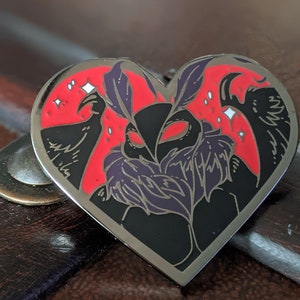 Mothman GLOW Hard Enamel Pin Cute Kawaii Cryptid Pin - Etsy