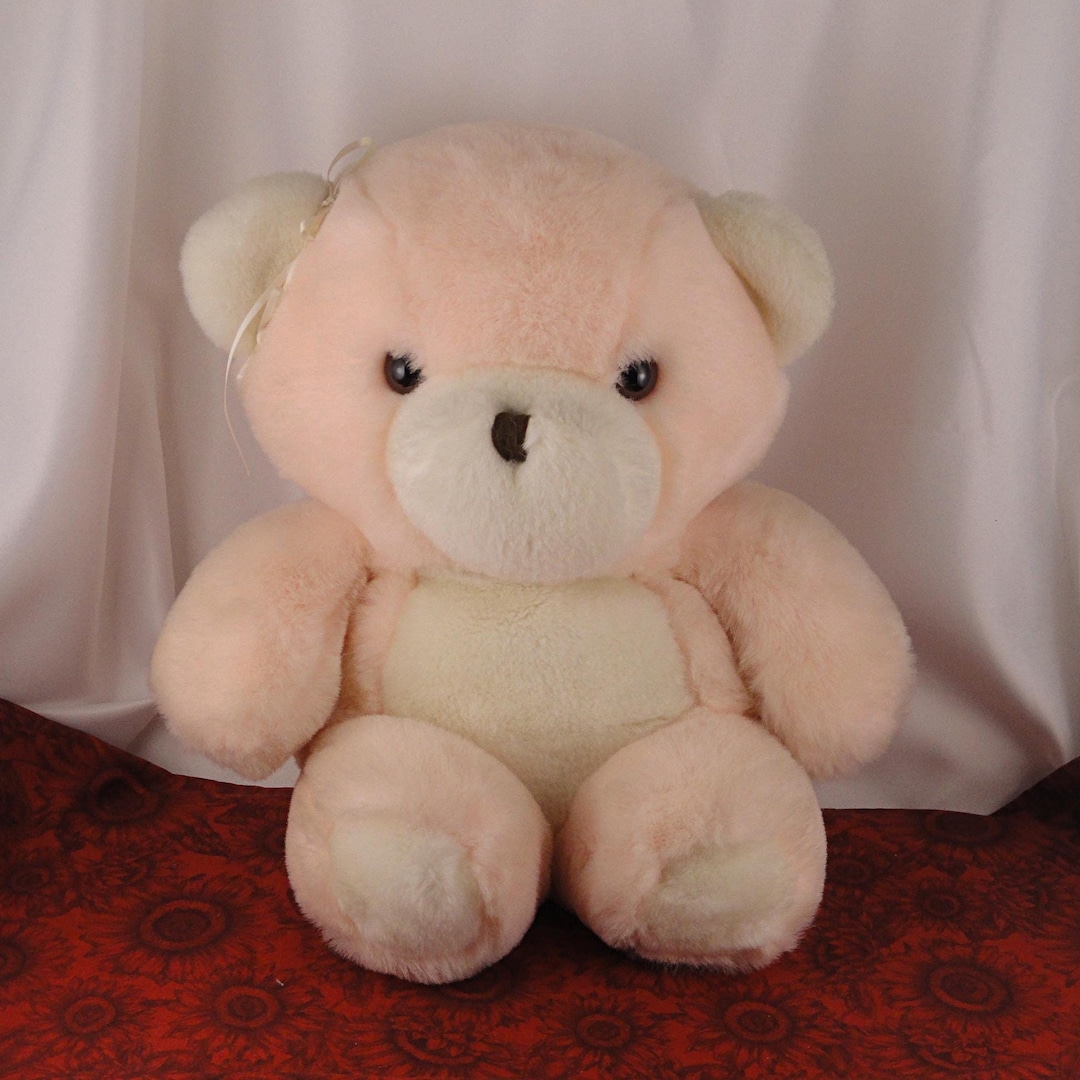 Vintage 1982 AMC Best Friends 14" Stuffed Plush Pink Teddy Bear - Etsy