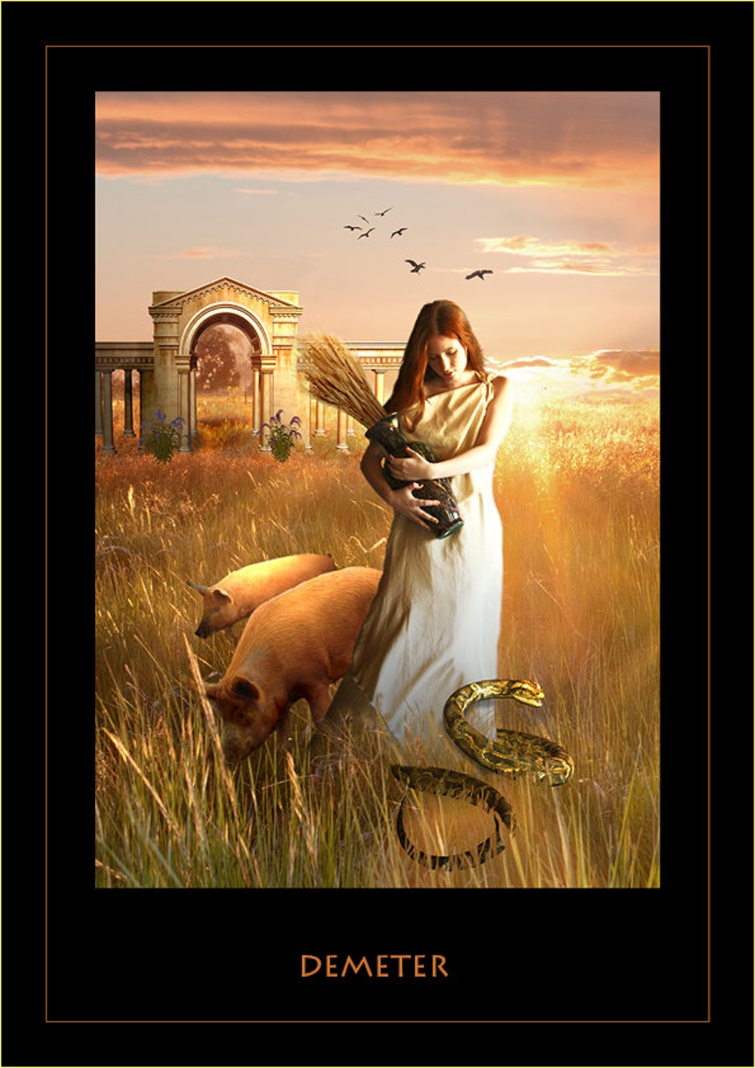 Demeter 2 Dram Bottle Goddess of Motherhood, Fertility and the Growing ...