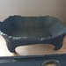 Ulmus Wabi Sabi, Paper Mache, Black, Raw, Irregular Trinket Dish, Small ...