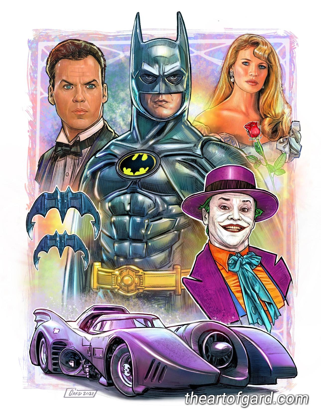 Batman 1989 11X14 Art Print