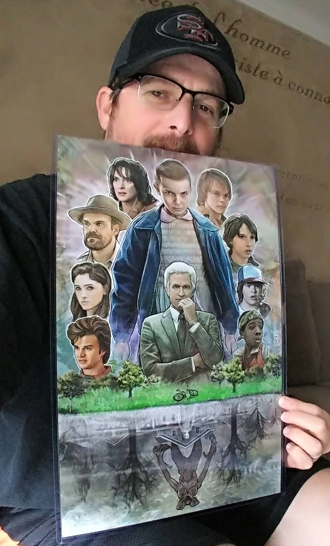 Stranger Things Collage Art Print | Etsy