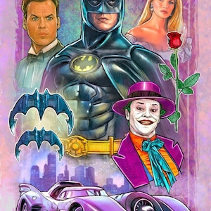 Batman 1989 Art Print - Etsy