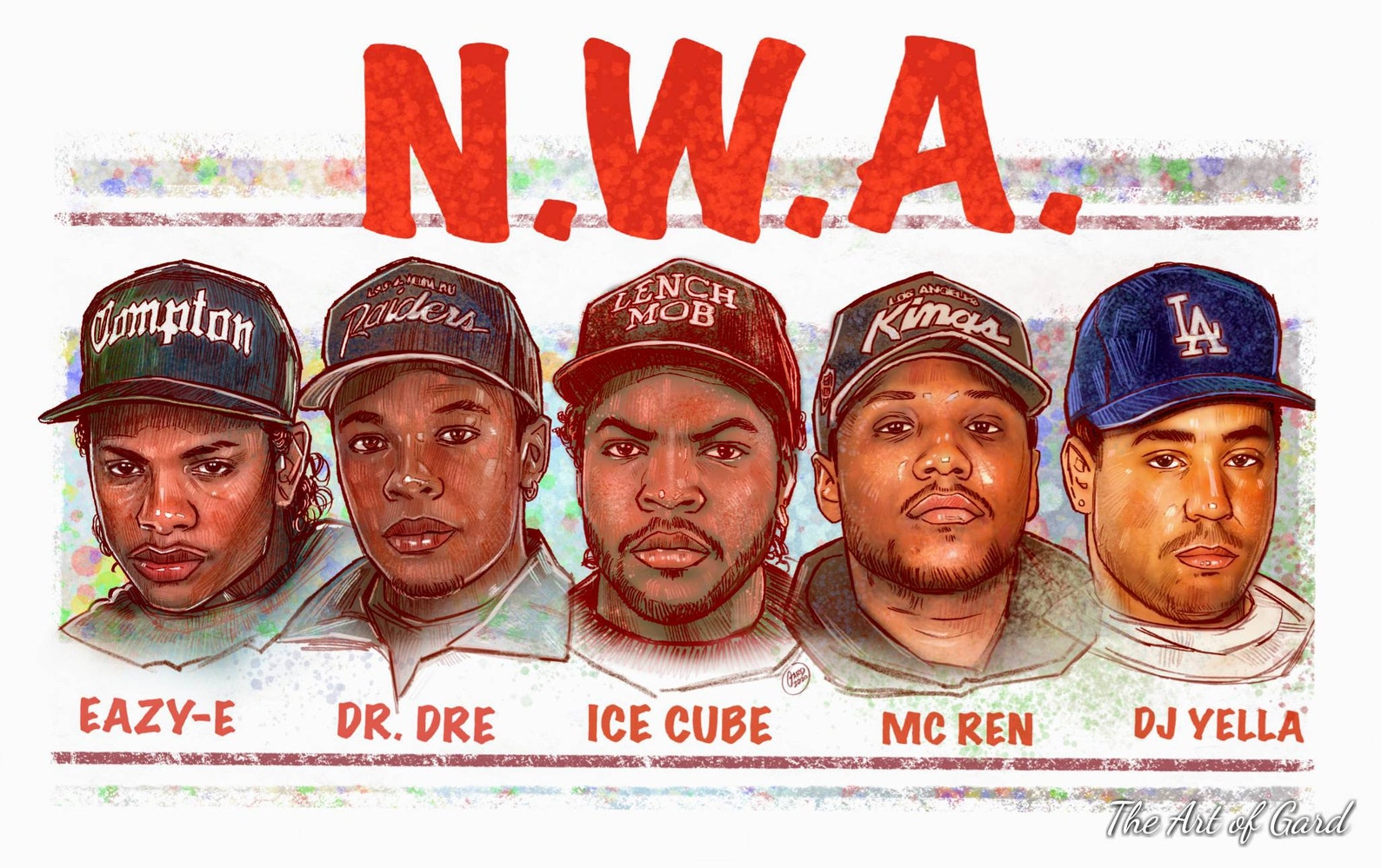 N.W.A. Art Print - Etsy