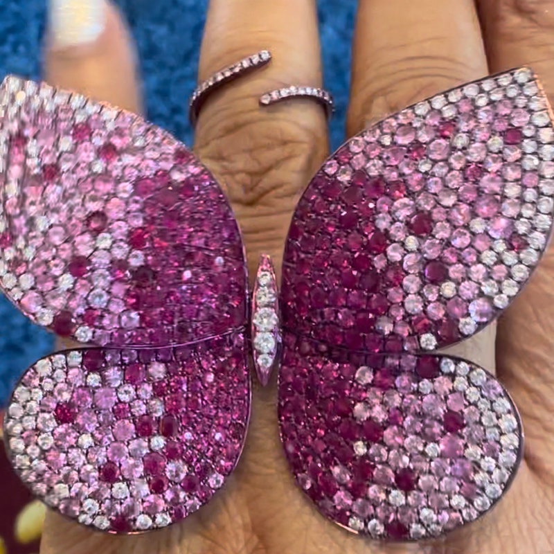 Butterfly Ring - Etsy