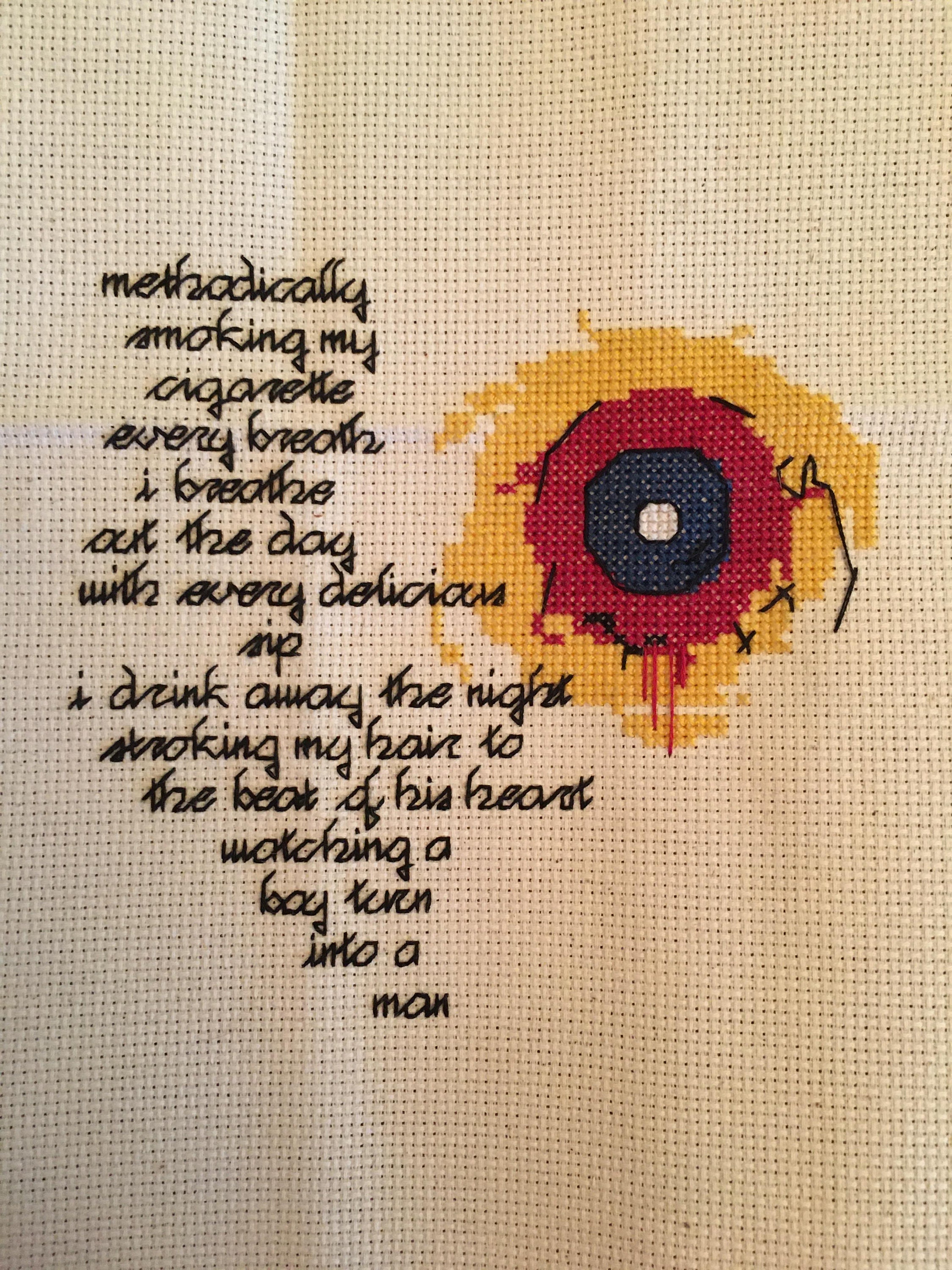 Battlestar Galactica ~ Starbucks Eye of Jupiter Painting ~ Cross Stitch ...