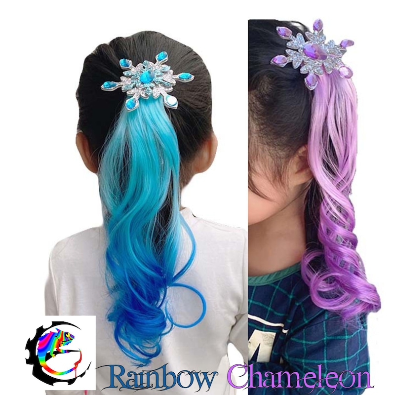 Pink Hair Extension Kids - Etsy UK