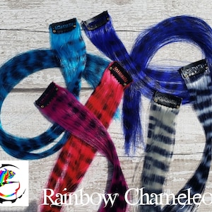 Tiger Stripe 18-inch Clip in Hair Extension - Etsy