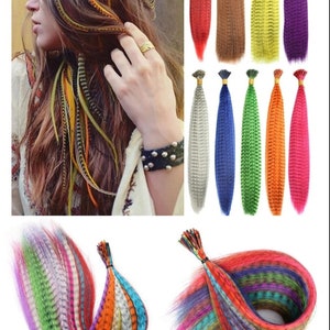 Tiger Stripe 18-inch Clip in Hair Extension - Etsy