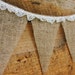 ADD ON Lace for Burlap Banners - Etsy